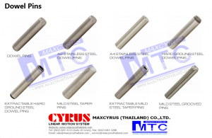 Dowel Pins - บริษัท แมกซ์ไซรัส (ไทยแลนด์) จำกัด